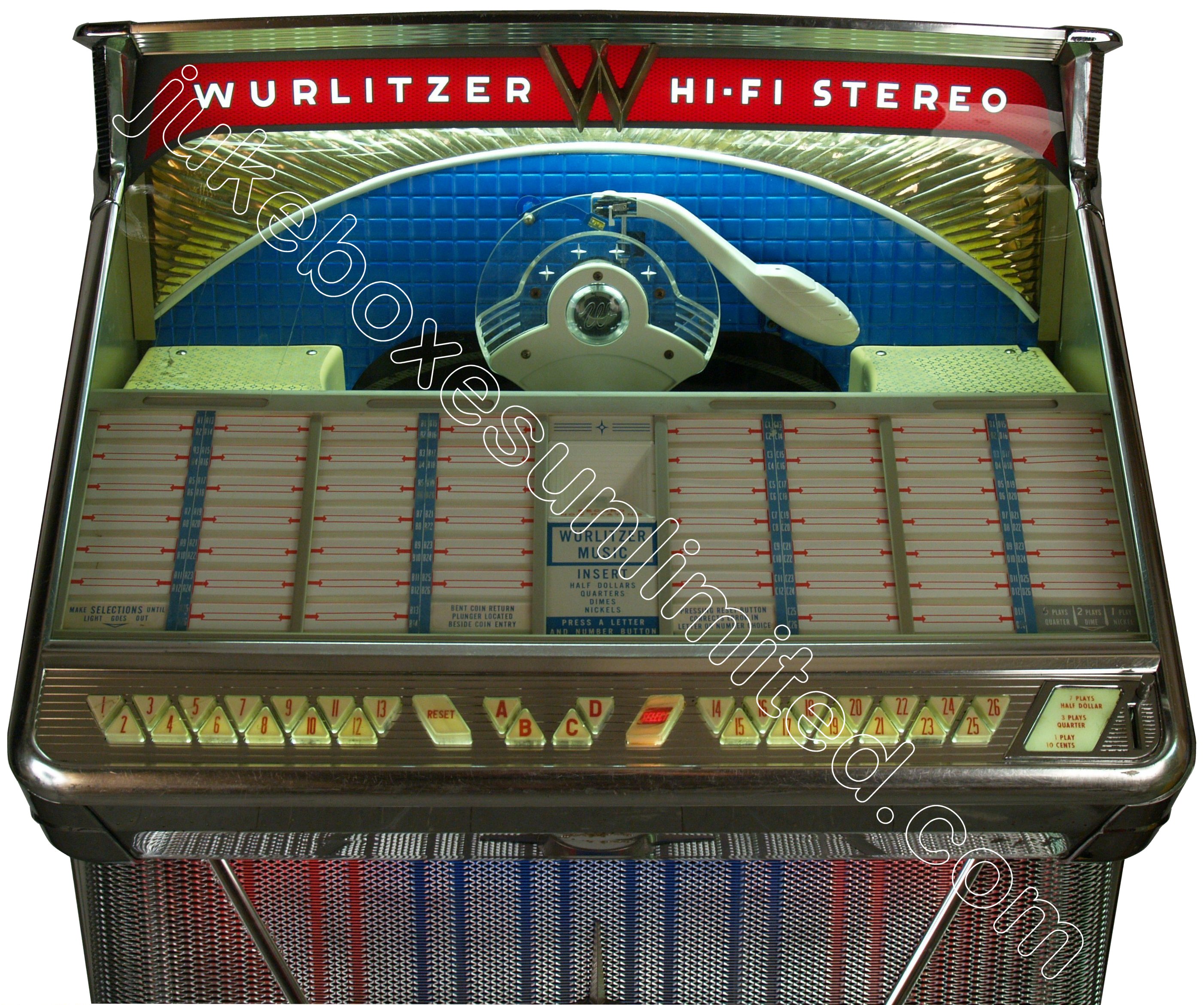 1960 Wurlitzer "2404S" Jukebox For Sale
